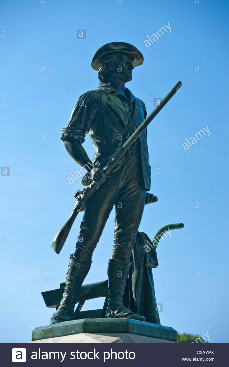Minuteman Minute Man Statue Stock Photos & Minuteman Minute Man Statue ...