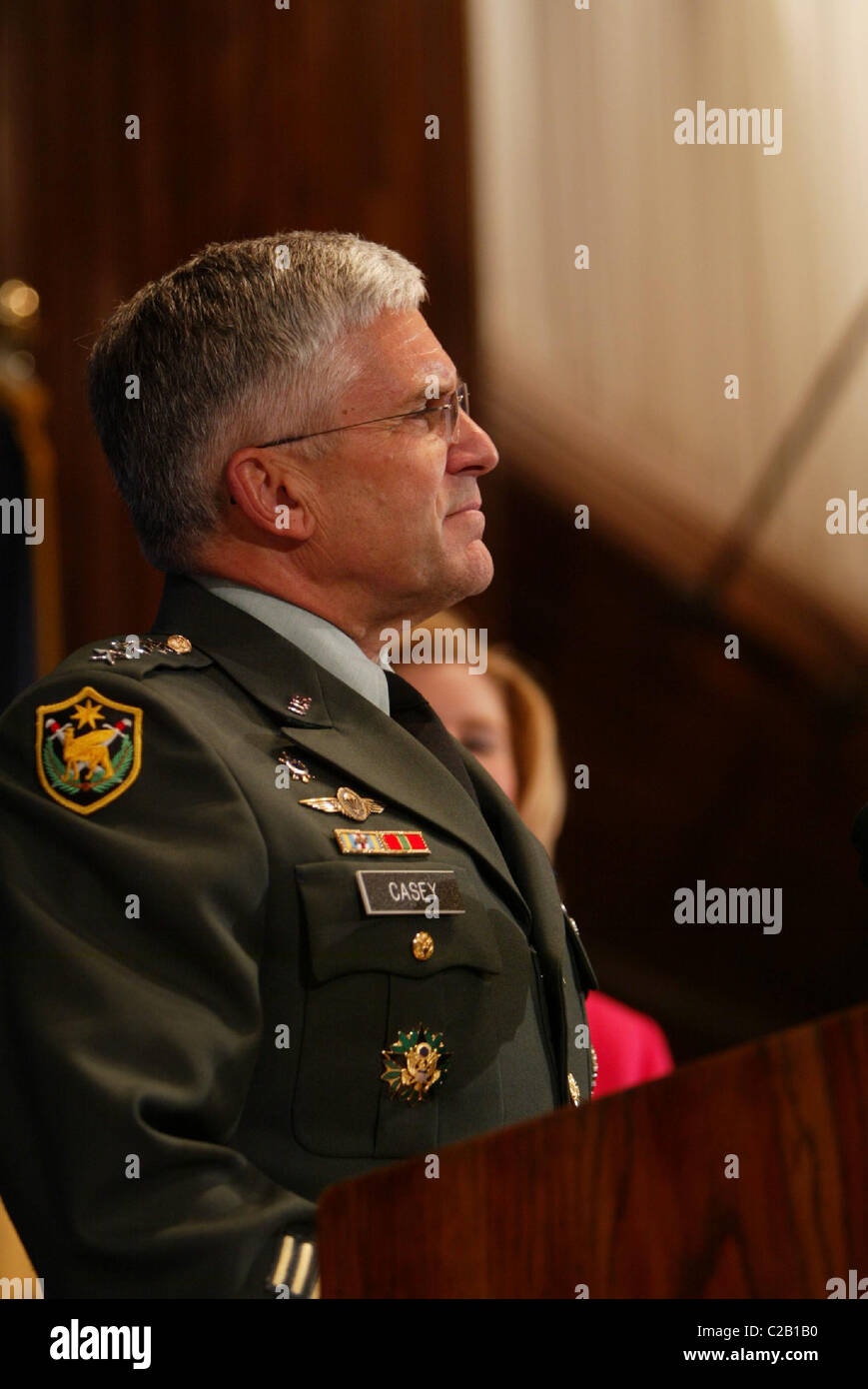 General George Casey addresses a luncheon at the National Press Club ...
