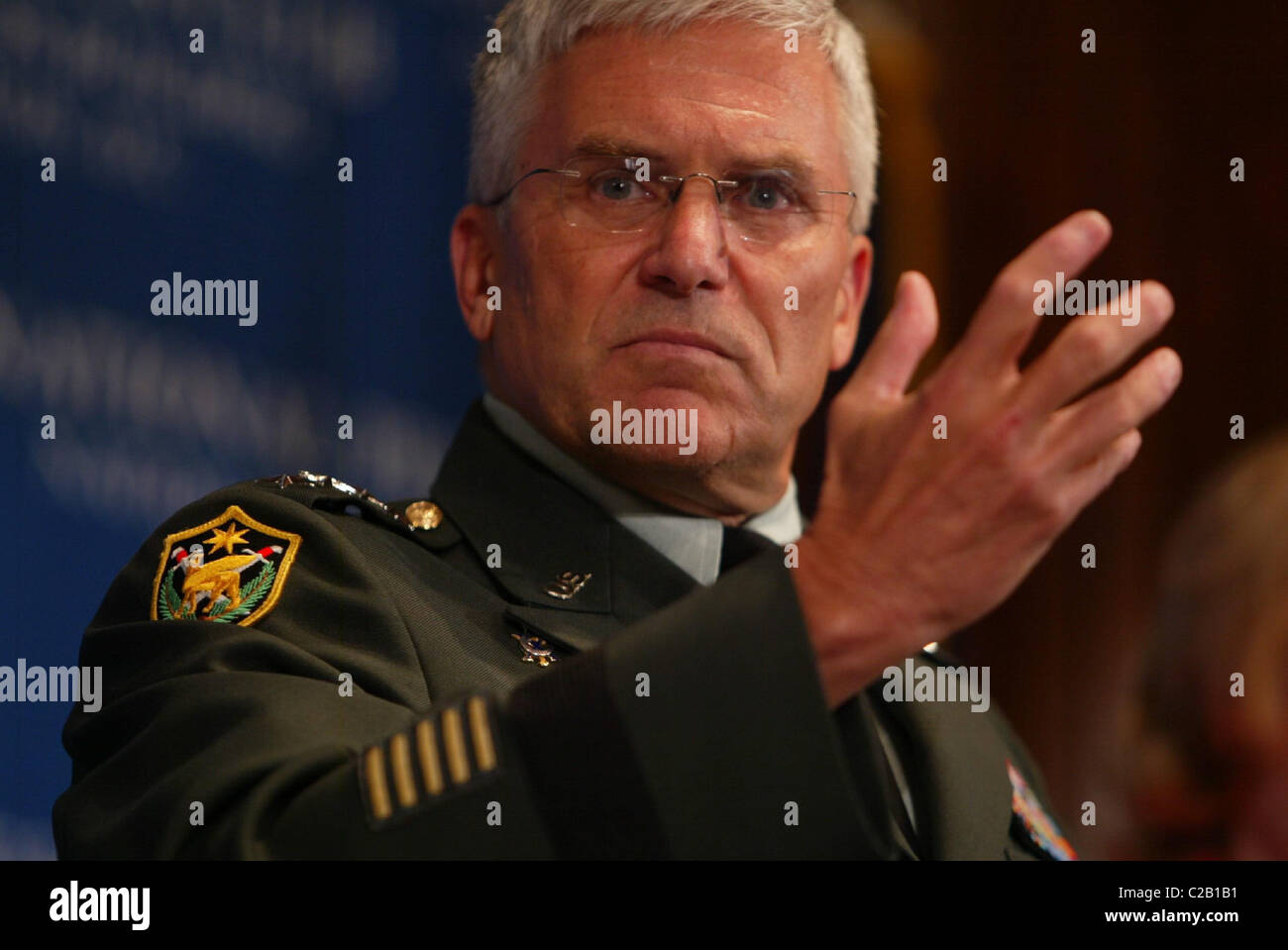 General George Casey addresses a luncheon at the National Press Club ...