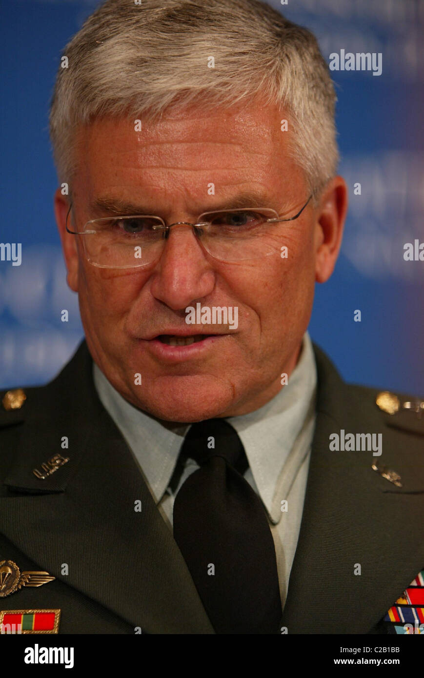 General George Casey addresses a luncheon at the National Press Club ...