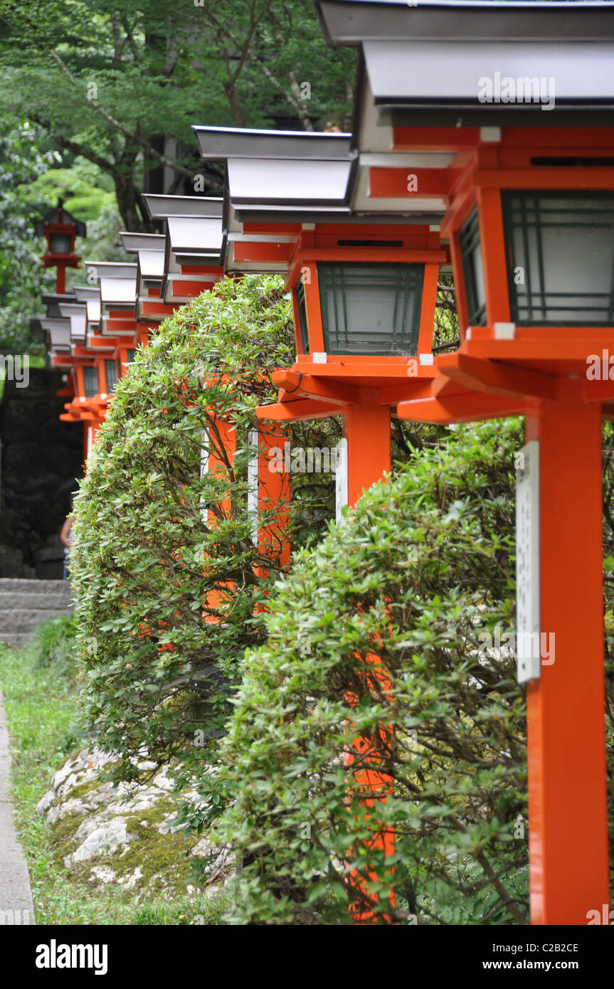 Kurama-dera and Kibune -jinja shrine in Kyoto, Japan Stock Photo - Alamy