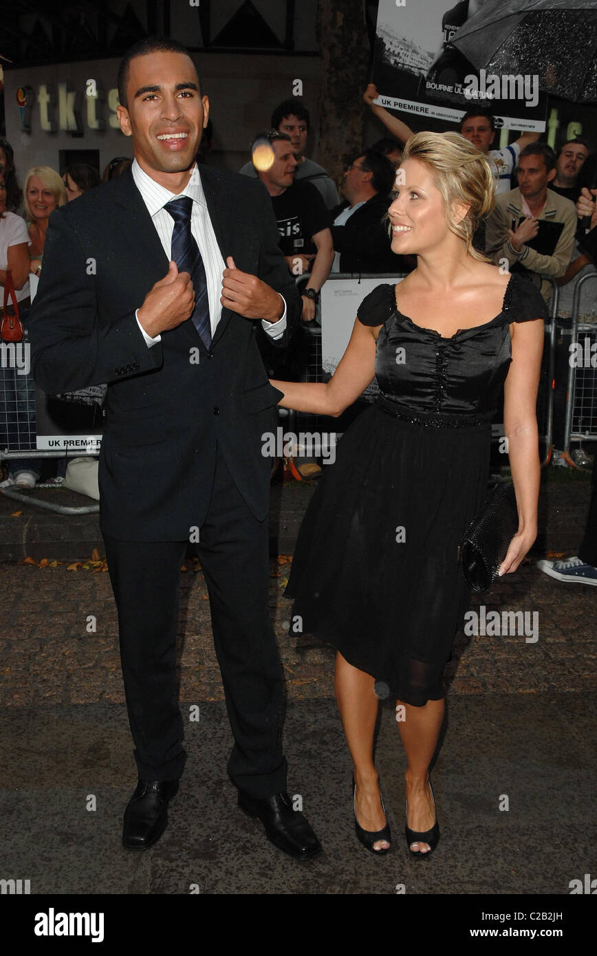 Joey Ansah and guest The UK film premiere of 'The Bourne Ultimatum ...
