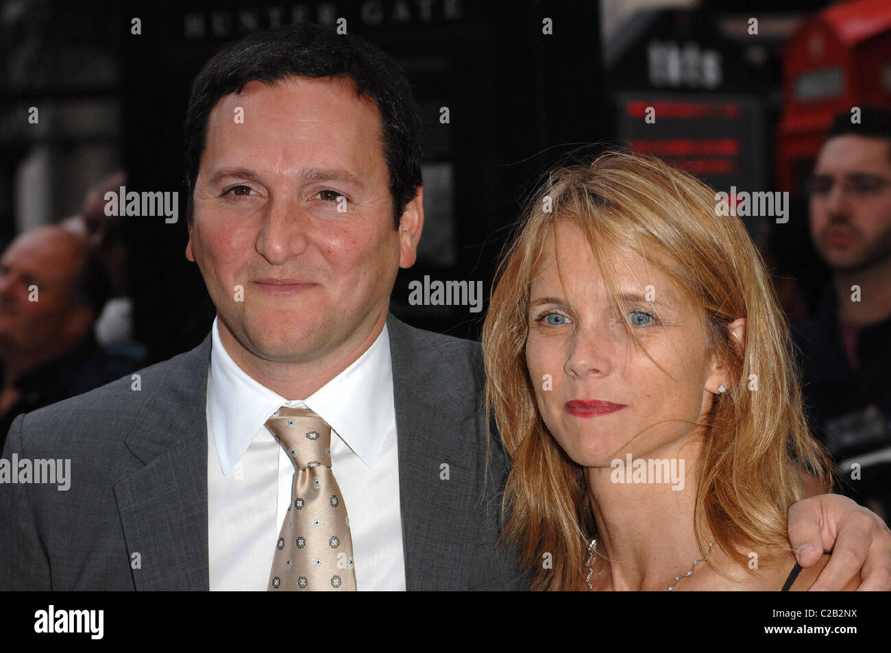 Tom Gallop and guest The UK film premiere of 'The Bourne Ultimatum ...