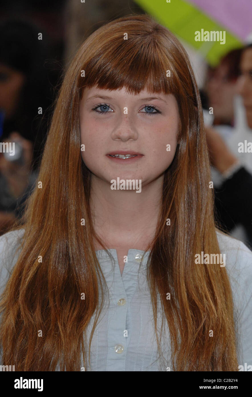 Bonnie Wright The UK film premiere of 'The Bourne Ultimatum' at The ...