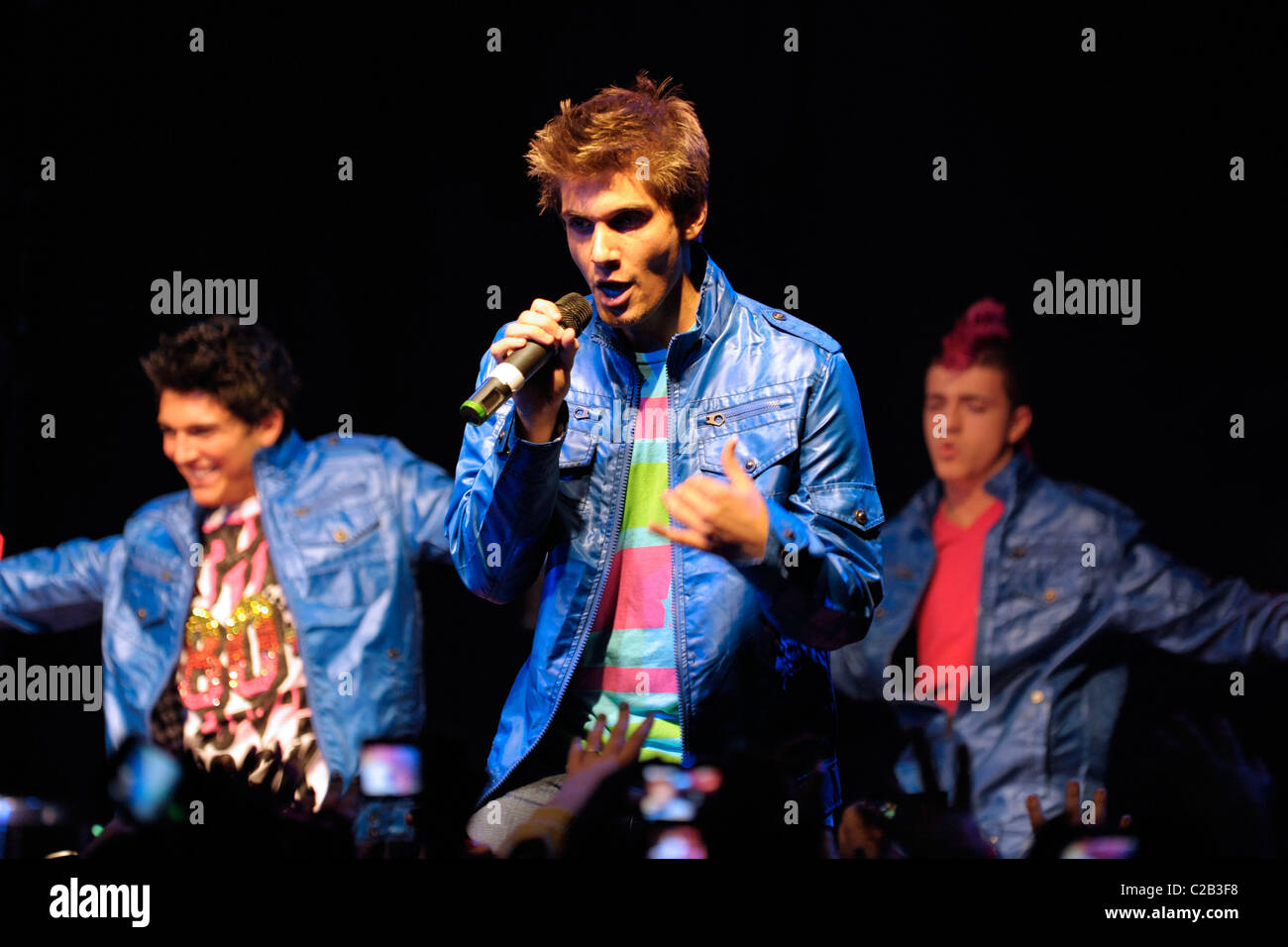 Michael Rechner of pop boy band 'WOW ' performing live at The Mod ...