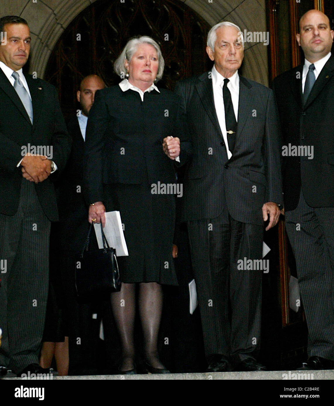 Anthony Marshall and guest The funeral of Brooke Astor at St. Thomas ...