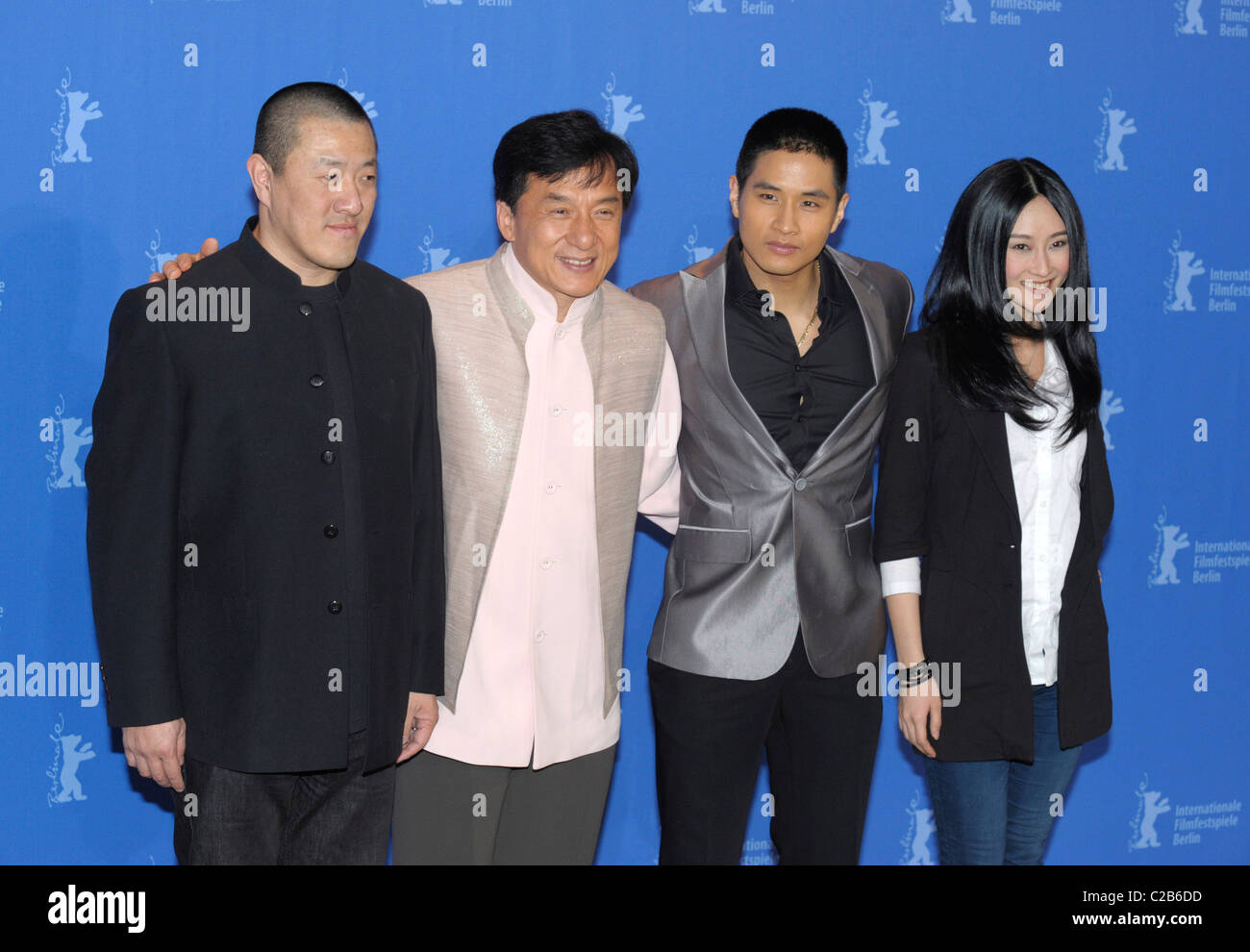 Jackie Chan, Lin Peng and guests at the 60th Berlin International Film ...