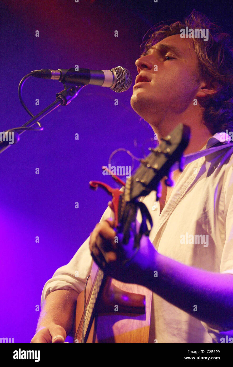 Singer and songwriter Willy Mason performs at the Liquid Rooms as part ...