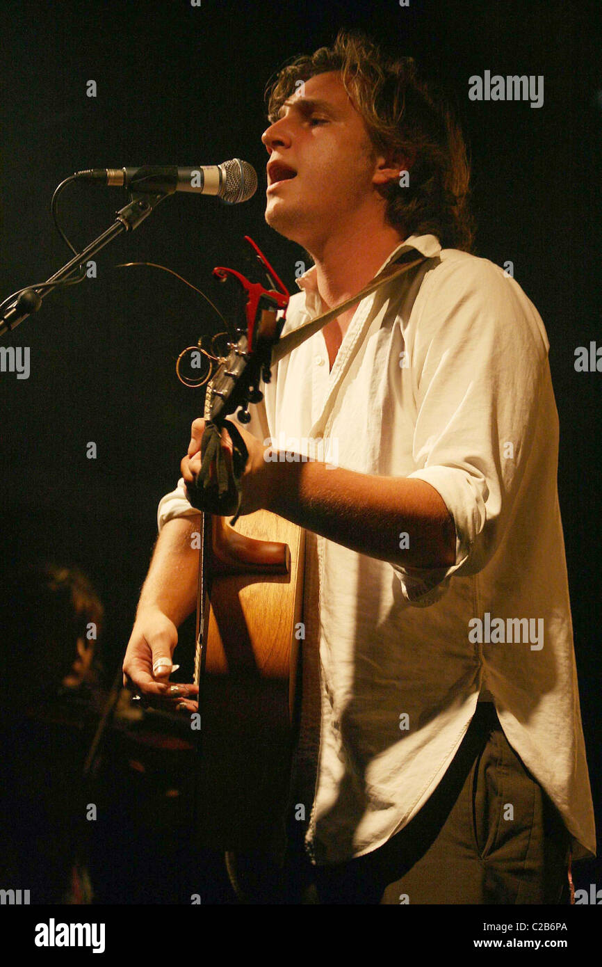 Singer and songwriter Willy Mason performs at the Liquid Rooms as part ...