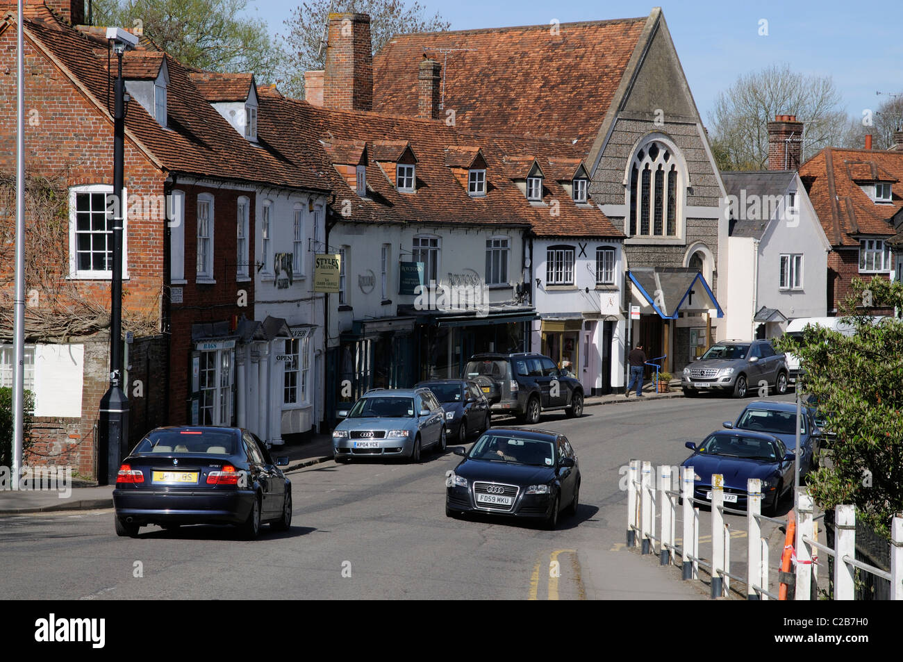 The small historic town of Hungerford in Berkshire England UK Known for ...
