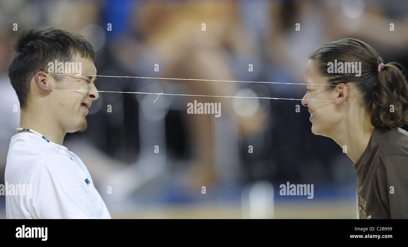 Ear pull contest hi-res stock photography and images - Alamy