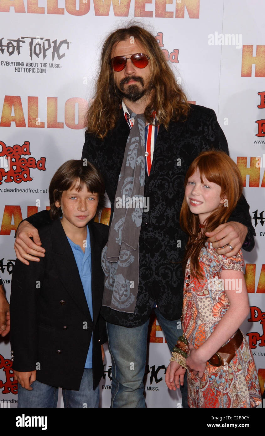 Rob Zombie, Skyler Gisondo and Jenny Gregg Stewart 'Halloween' premiere ...