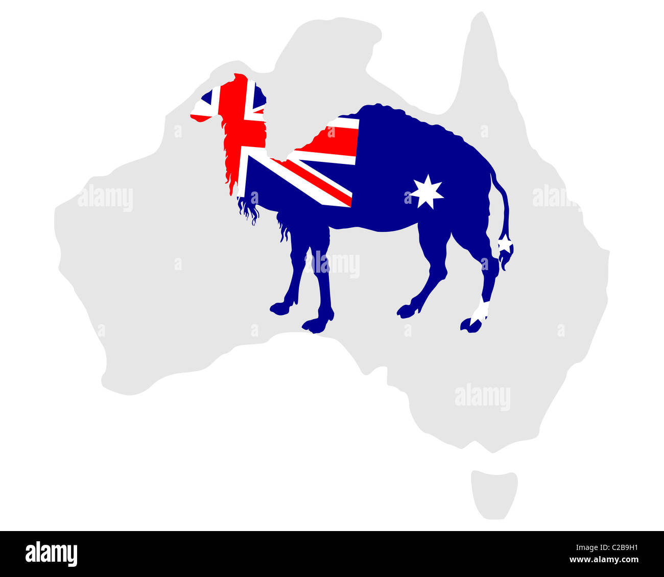 Australian flag the red ensign Cut Out Stock Images & Pictures - Alamy