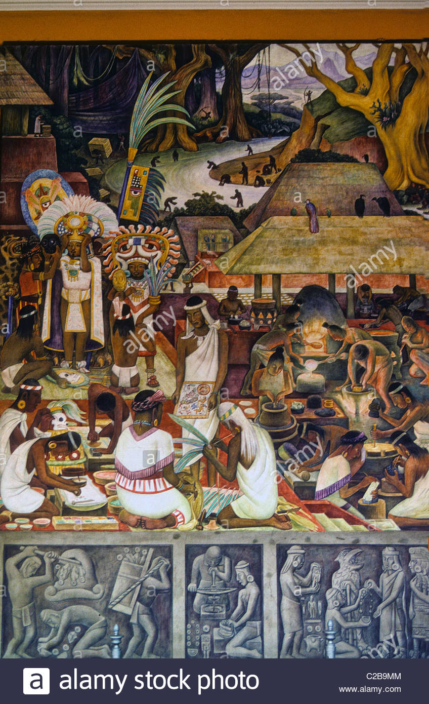 Aztec History Murals High Resolution Stock Photography and Images - Alamy