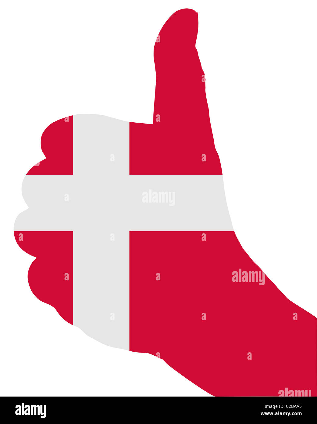 Danish finger signal Stock Photo - Alamy