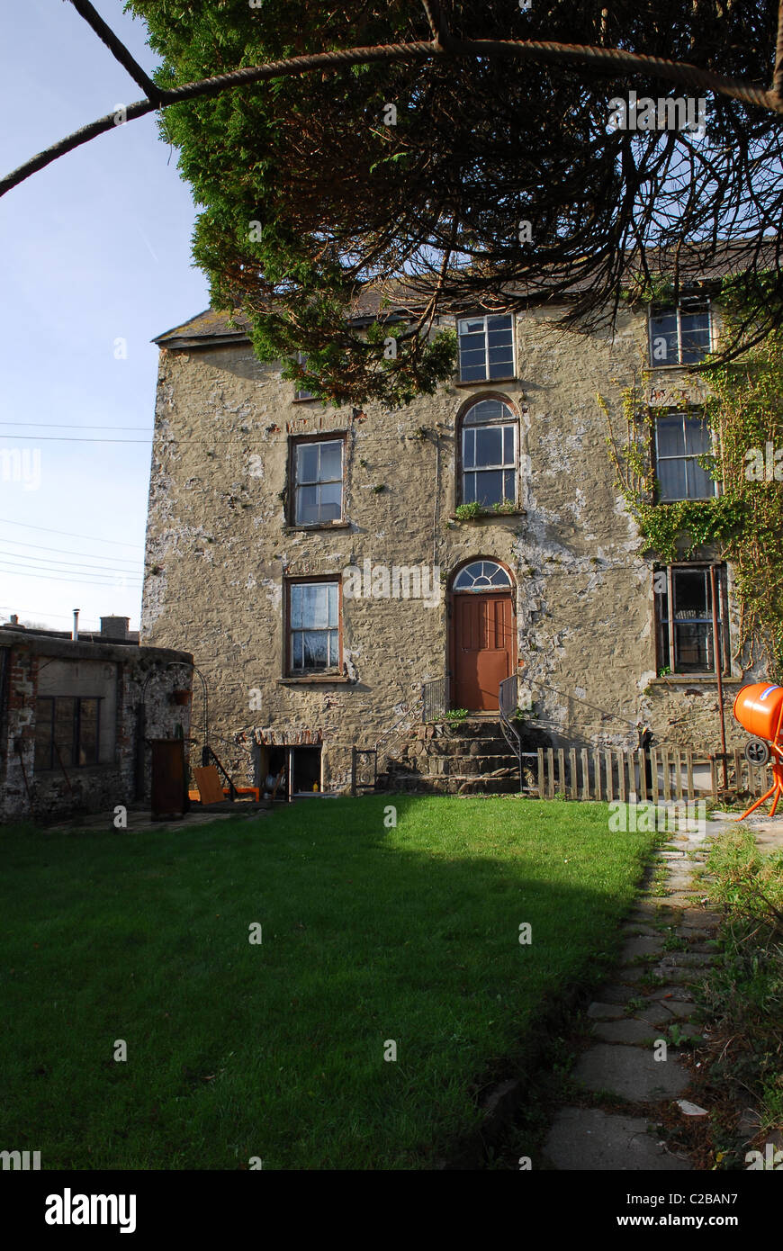 Dylan Thomas' former home, Laugharne, Carmarthen, Dyfed, West Wales ...