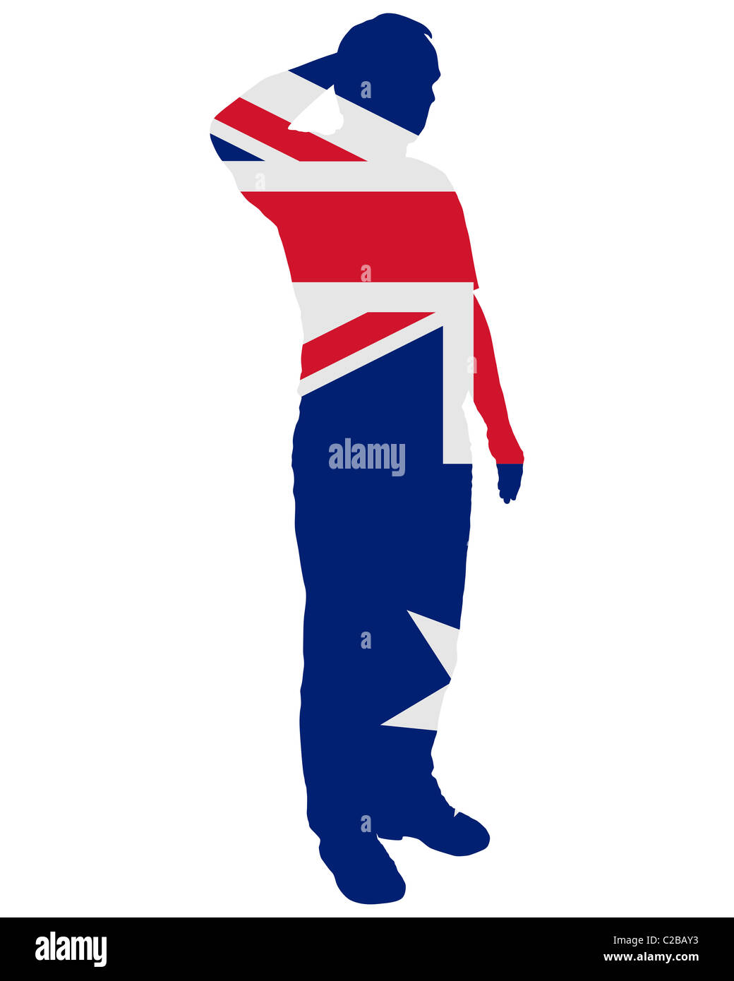 Australian salute hi-res stock photography and images - Alamy