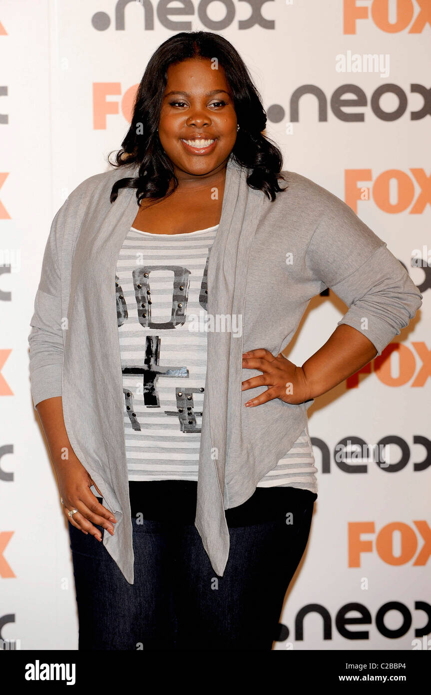 Amber Riley 'Glee' cast attend a photocall in Madrid Madrid, Spain - 10 ...