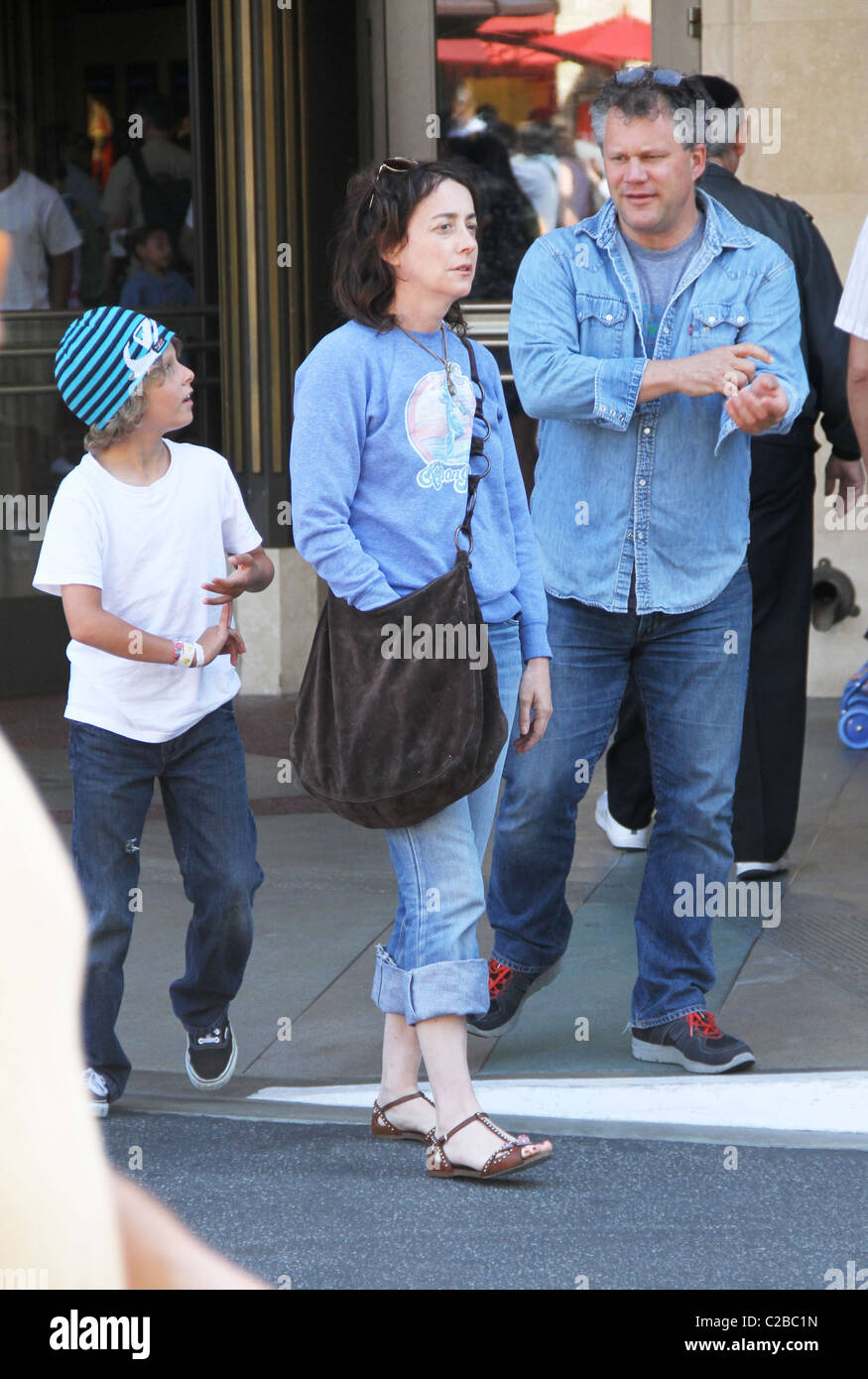 Jane Adams was spotted shopping with her family at the Grove in ...