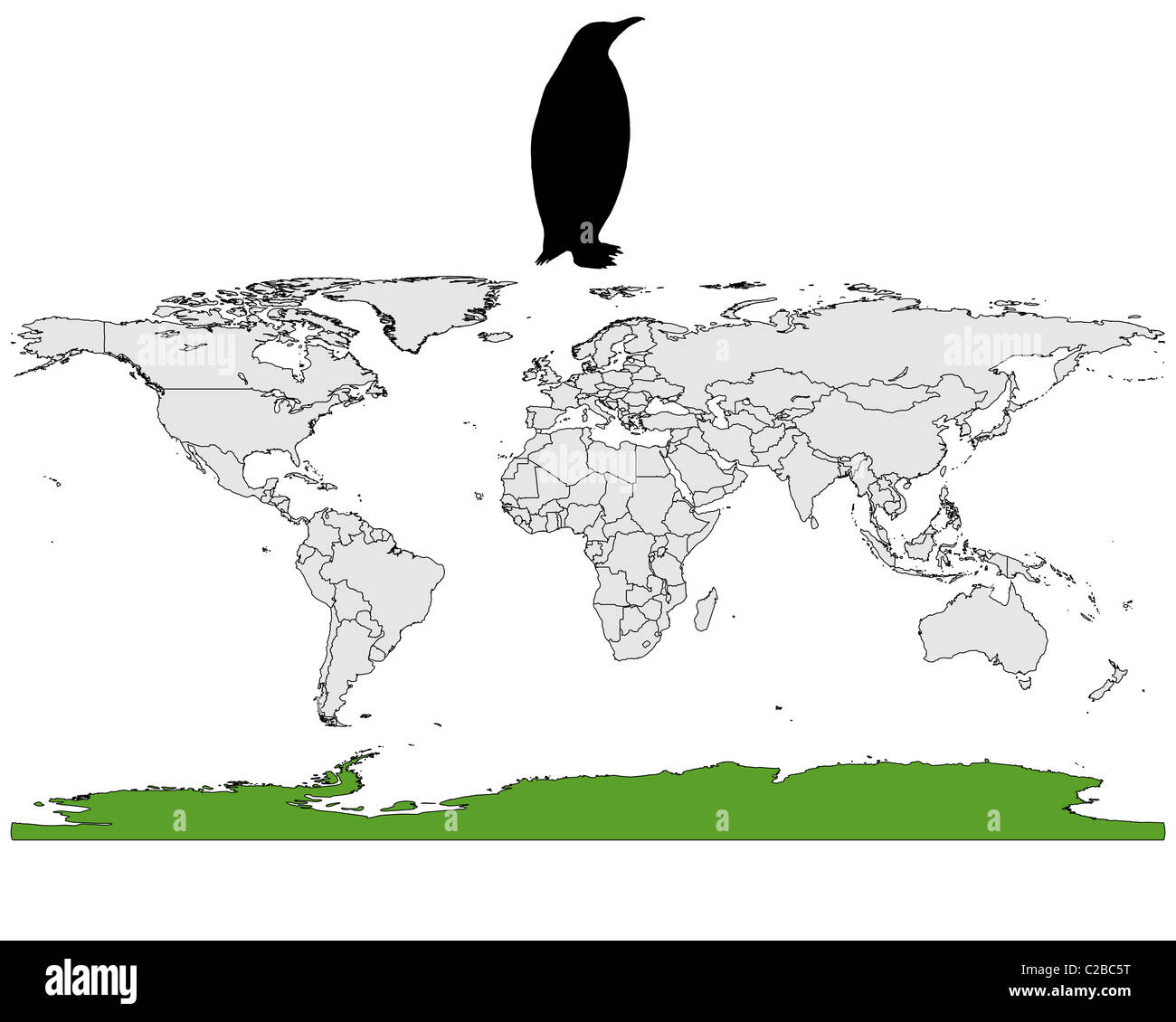 Emperor penguin range Stock Photo - Alamy