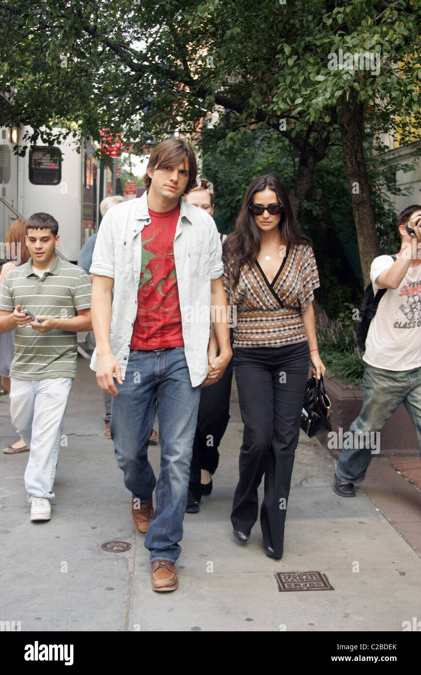 Demi Moore visits Ashton Kutcher on the set of his new film 'What ...