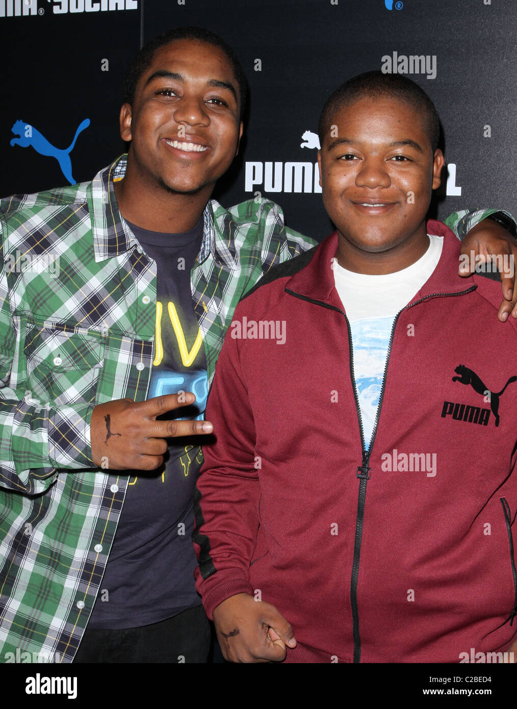 Chris Massey and Kyle Massey The PUMA Social Club LA launch held at ...