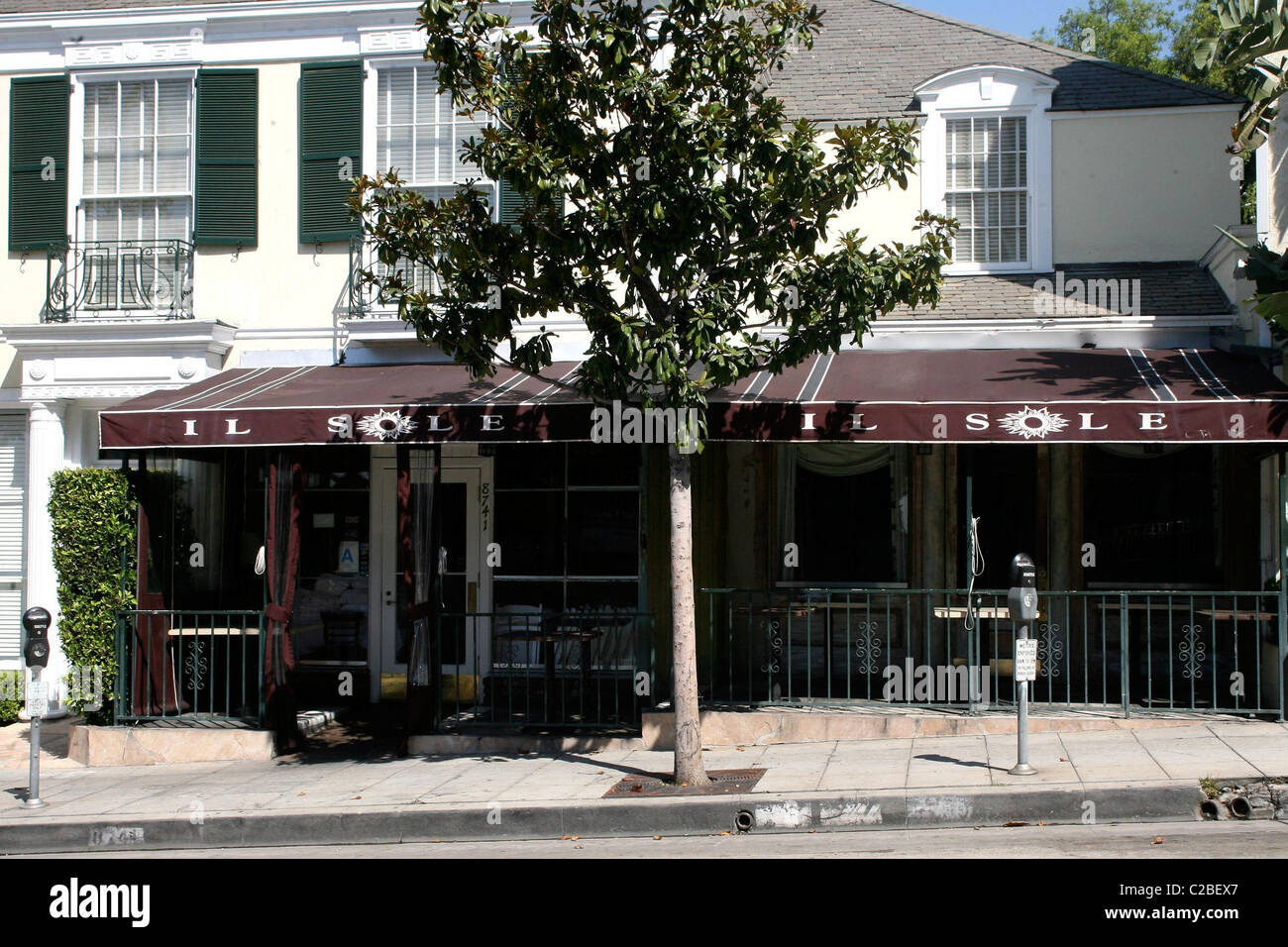 Il Sole restaurant on Sunset Blvd in West Hollywood Los Angeles ...