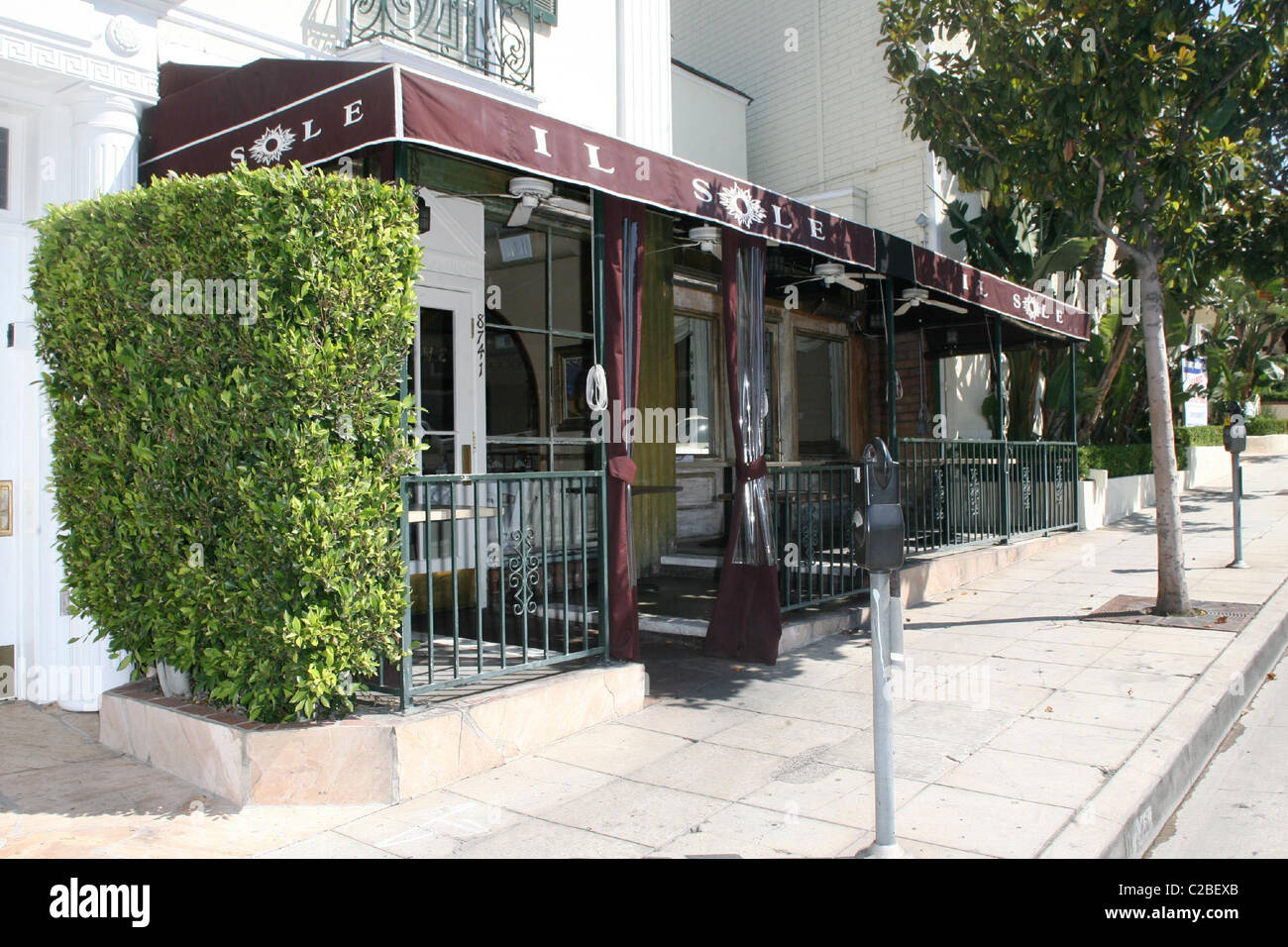 Il Sole restaurant on Sunset Blvd in West Hollywood Los Angeles ...