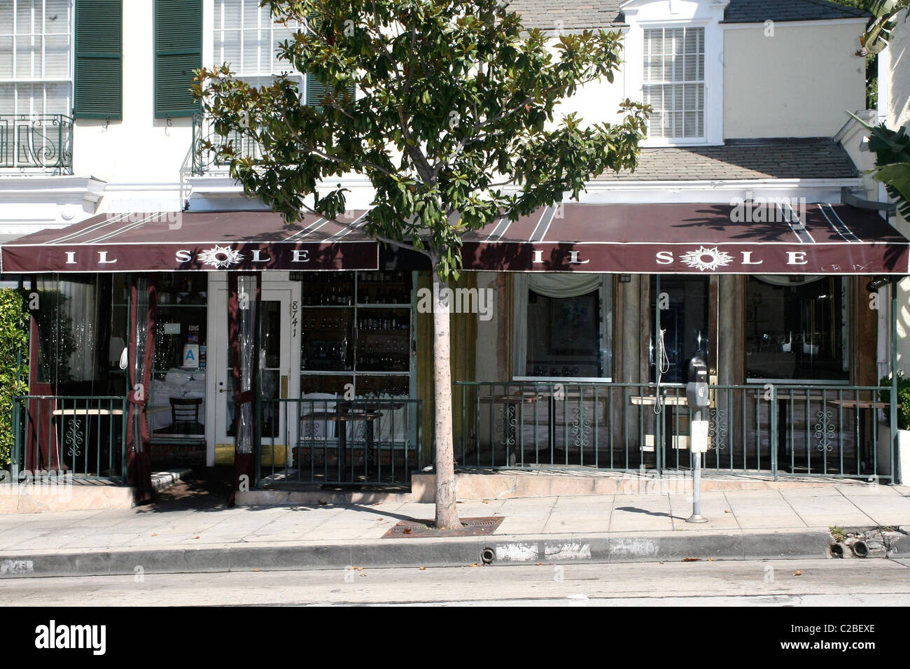 Il Sole restaurant on Sunset Blvd in West Hollywood Los Angeles ...