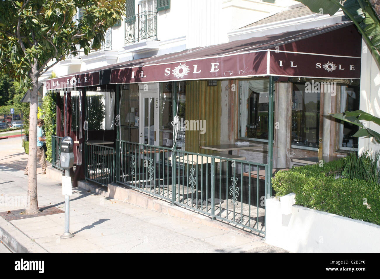 Il Sole restaurant on Sunset Blvd in West Hollywood Los Angeles ...