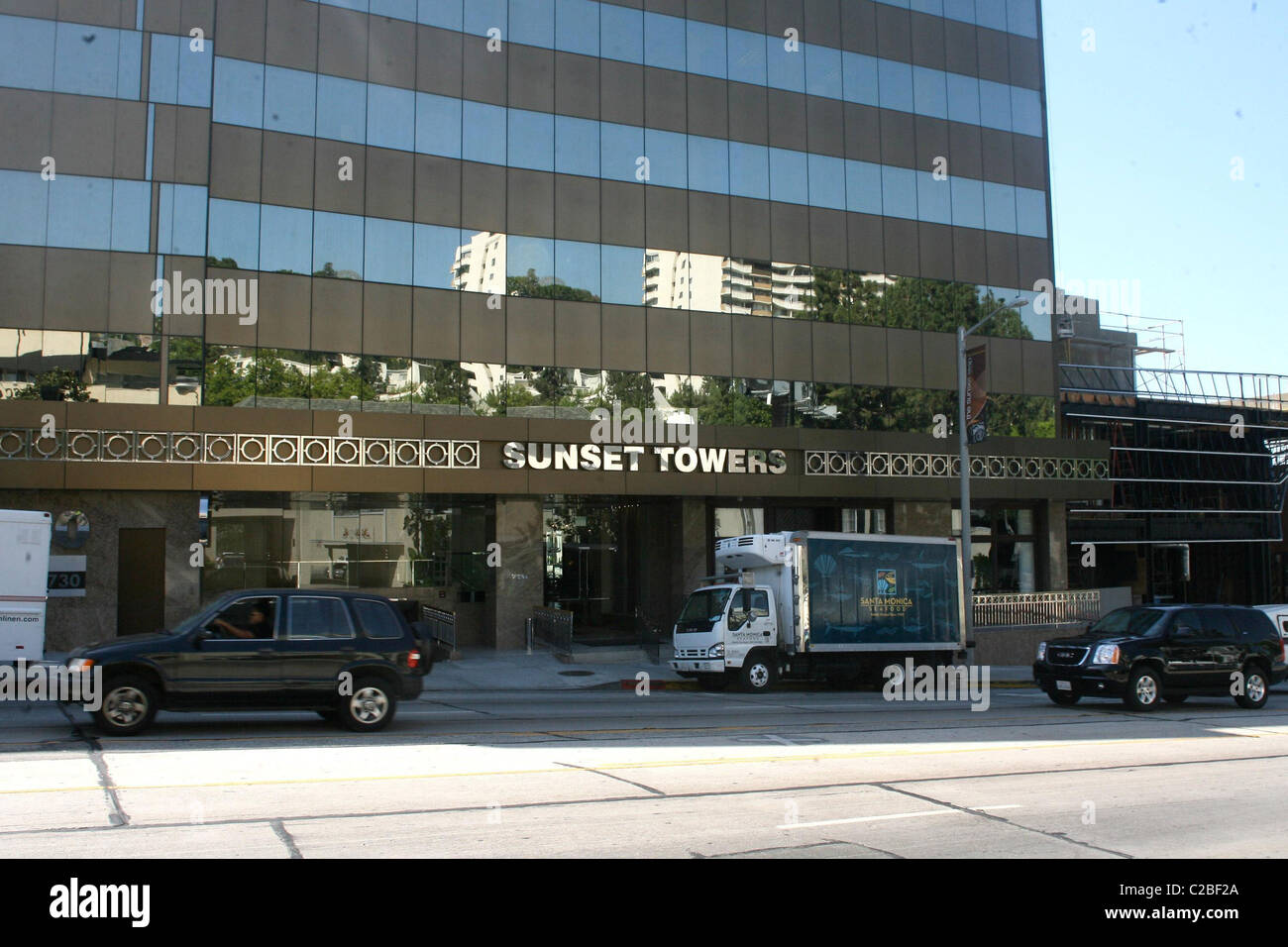 The Sunset Towers at Sunset Blvd in West Hollywood Los Angeles ...