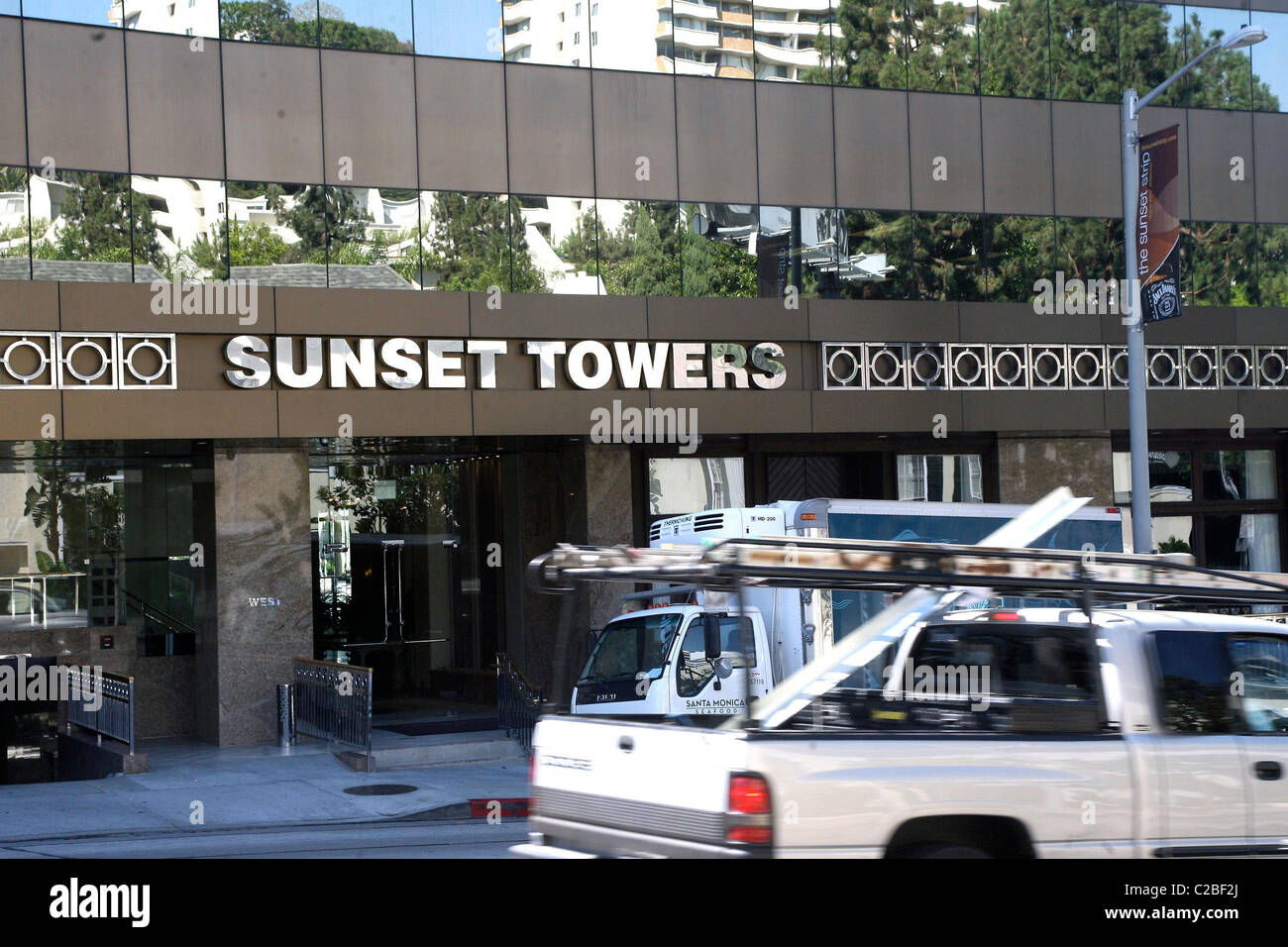 The Sunset Towers at Sunset Blvd in West Hollywood Los Angeles ...
