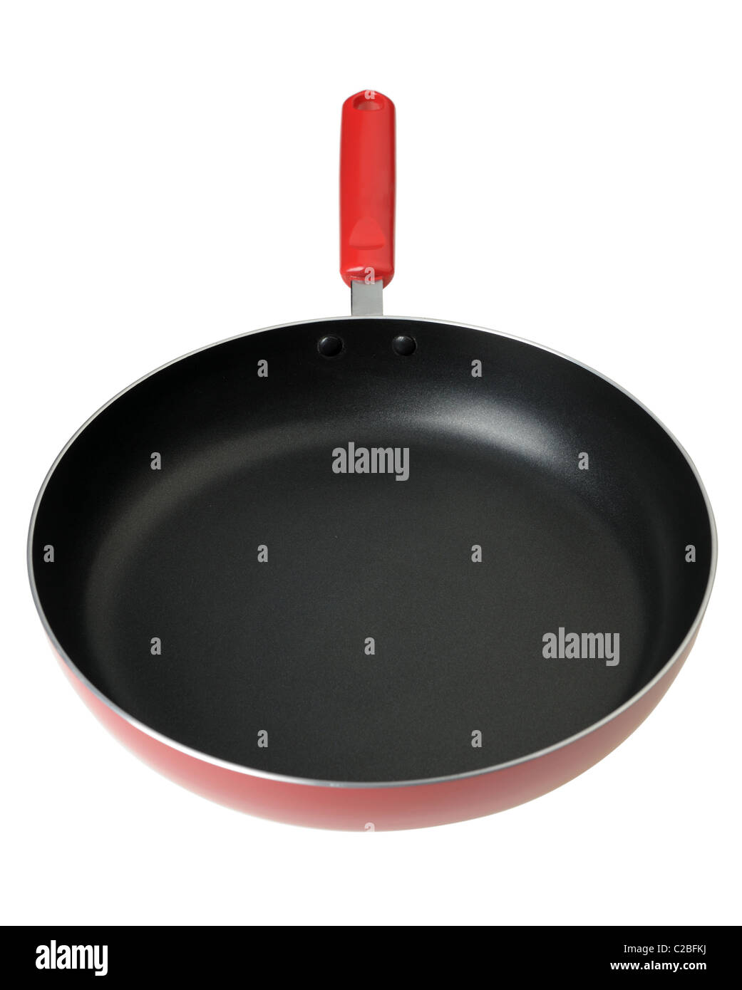 Frying pan. It is isolated on a white background Stock Photo - Alamy