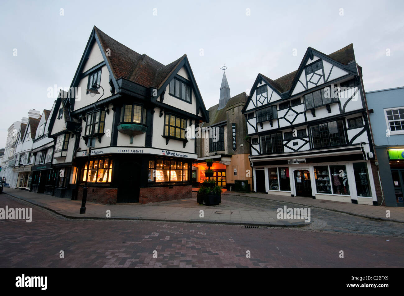 town center and cinema Faversham town Kent England UK Stock Photo - Alamy