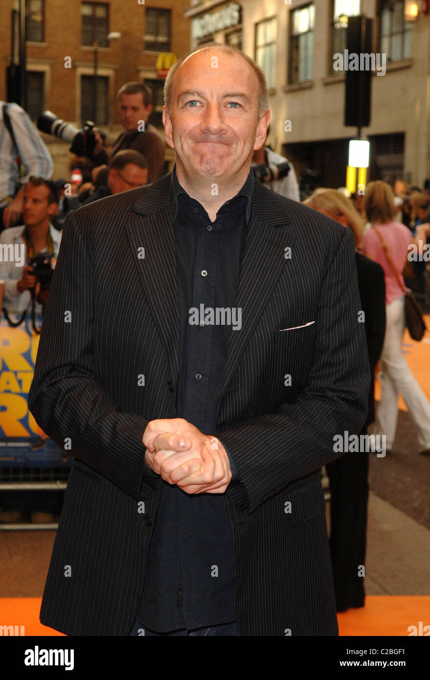 Simon Day UK premiere of 'Run, Fat Boy, Run,' held at the Odeon West ...