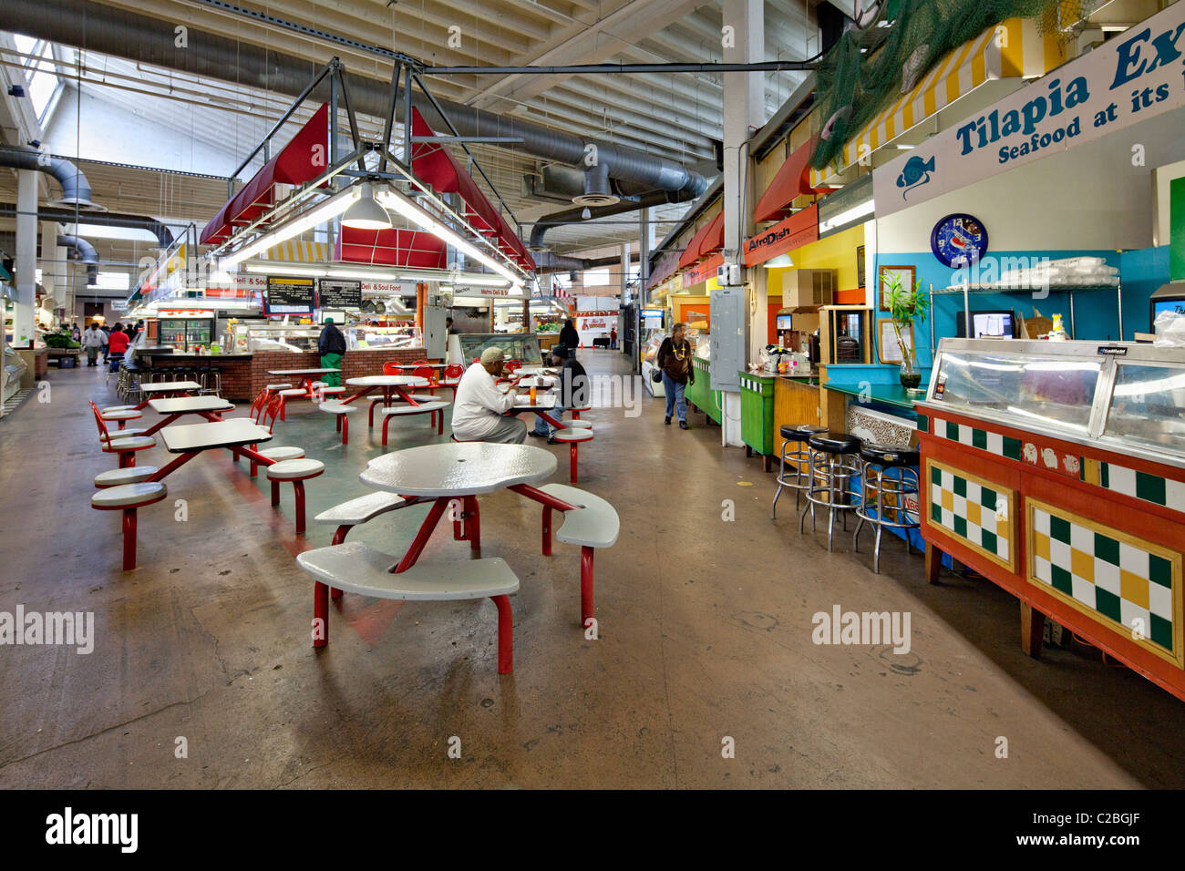 Sweet Auburn Curb Market Atlanta Stock Photo - Alamy