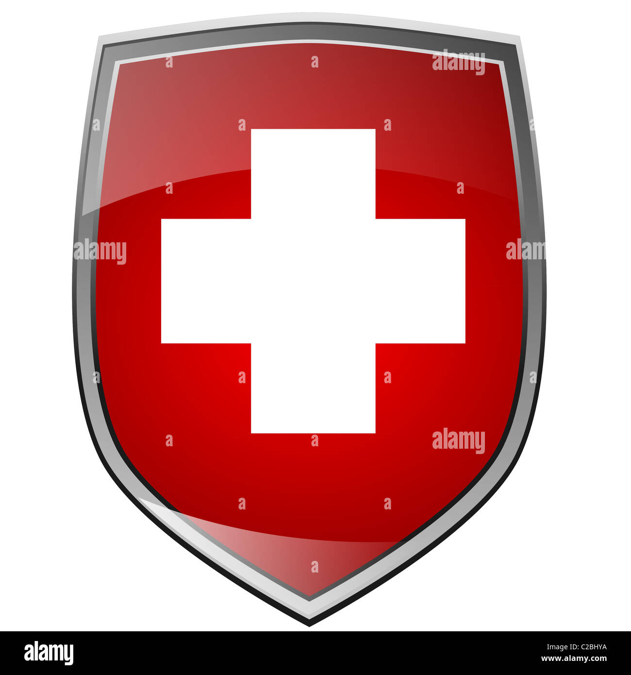 Protective shield of Switzerland Stock Photo - Alamy