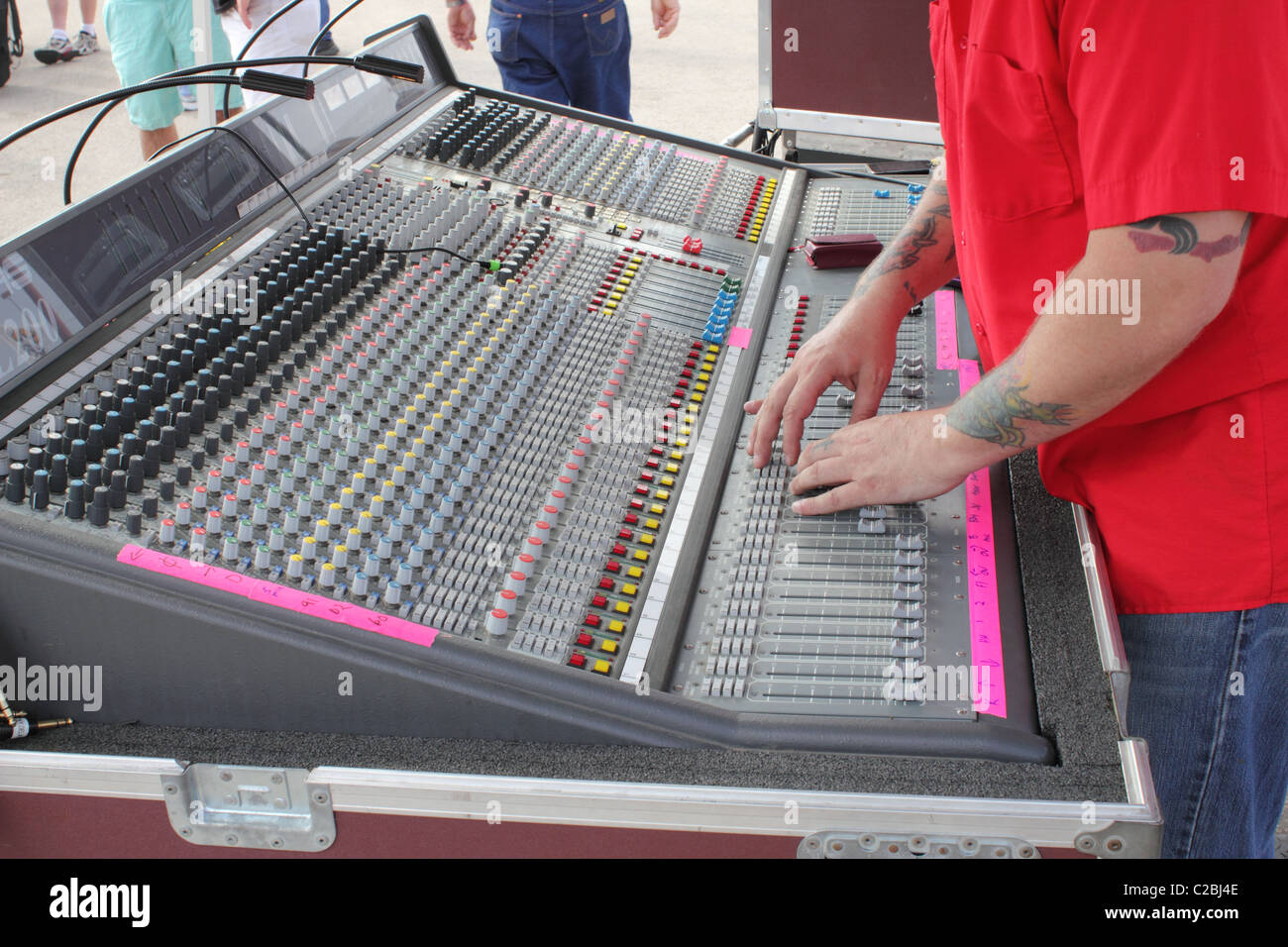 Dials music soundboard hi-res stock photography and images - Alamy