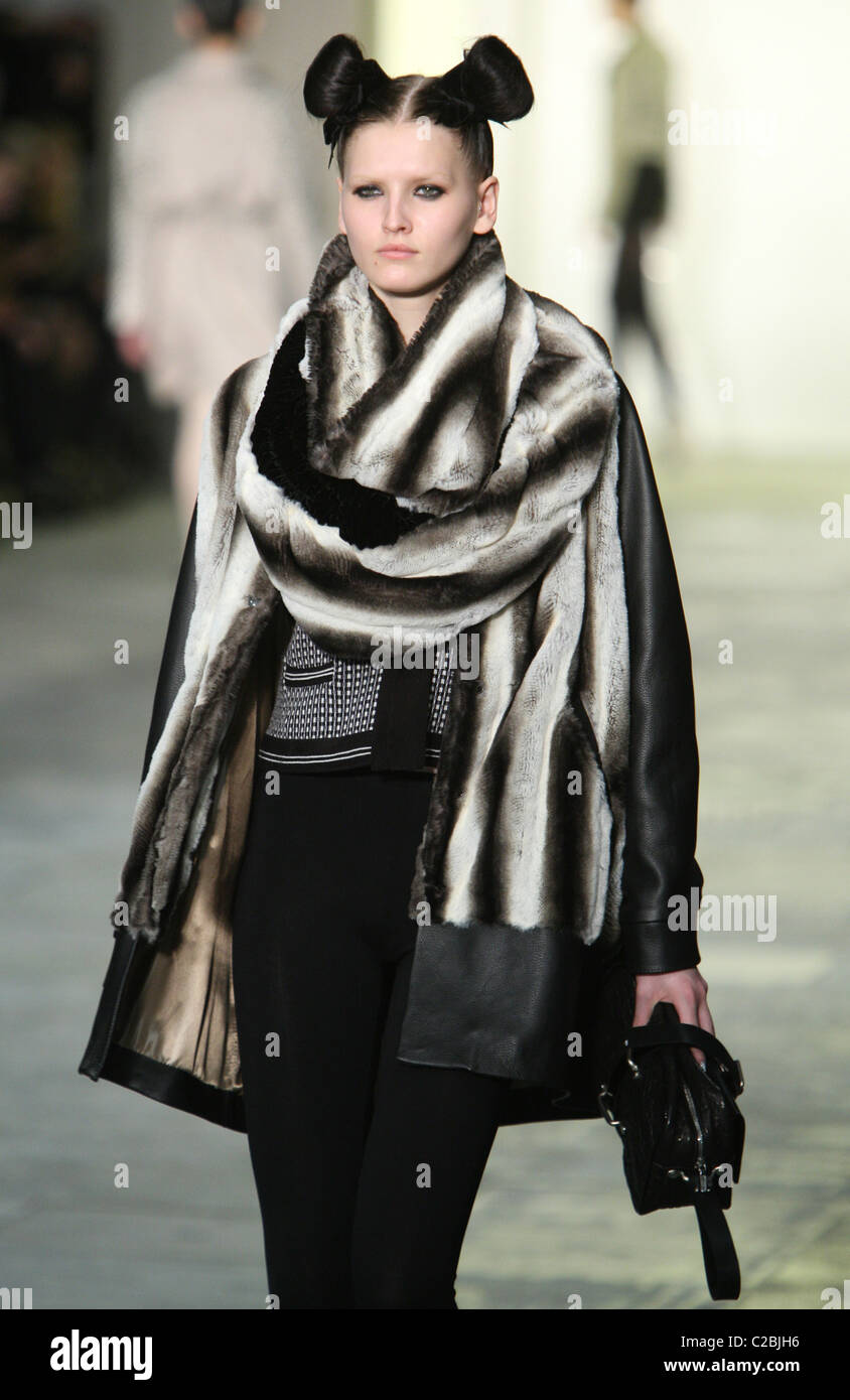 Unique catwalk AW 2011/12 at London Fashion Week Stock Photo - Alamy