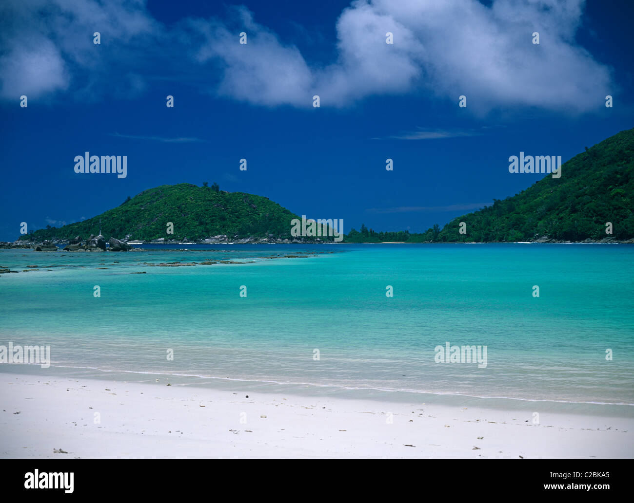 Port Launay Mahe Seychelles Stock Photo - Alamy