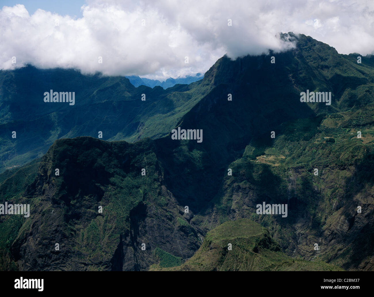 Cirque De Mafate Reunion France Stock Photo - Alamy
