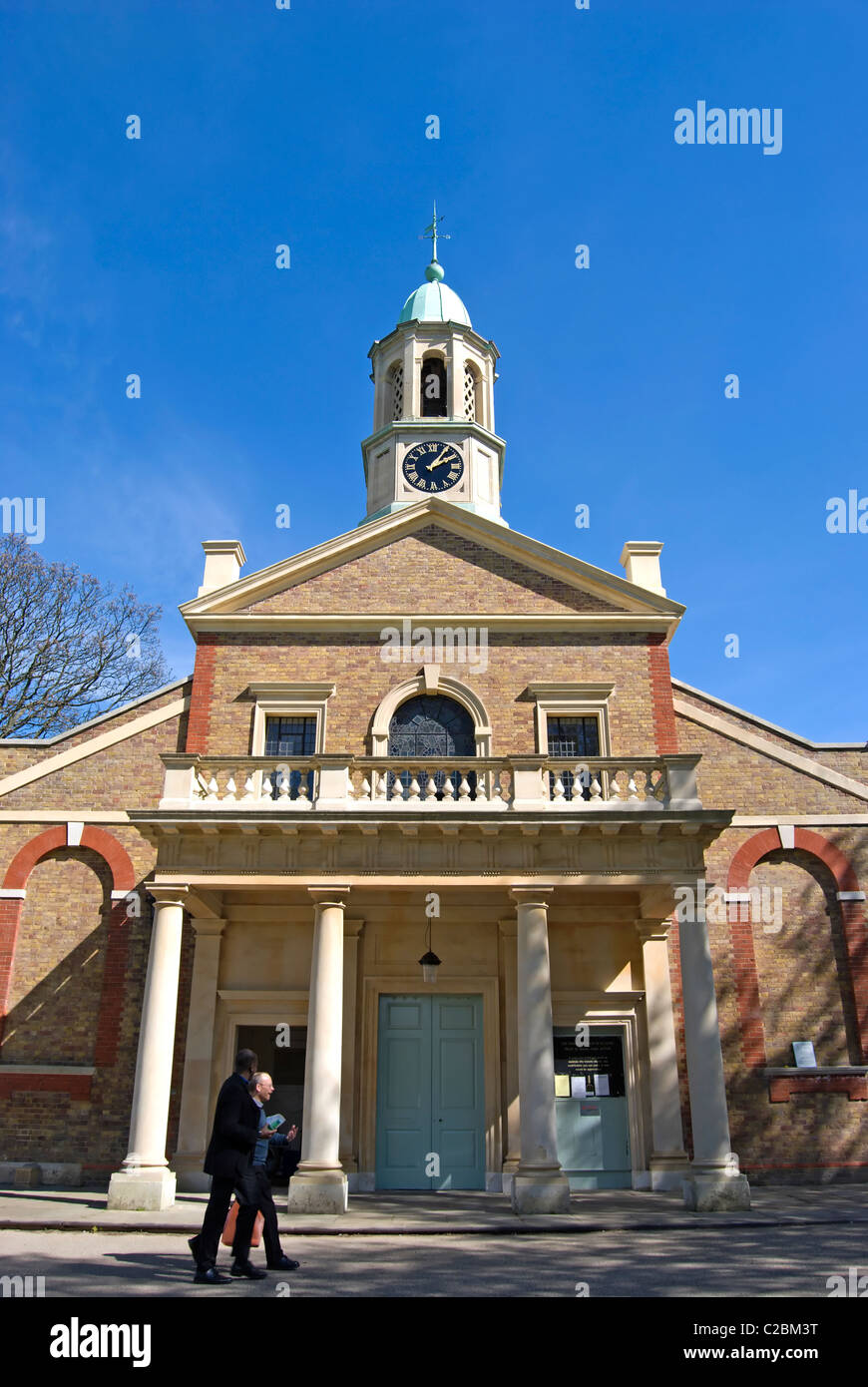 frontage of st anne's church, kew, southwest london Stock Photo - Alamy