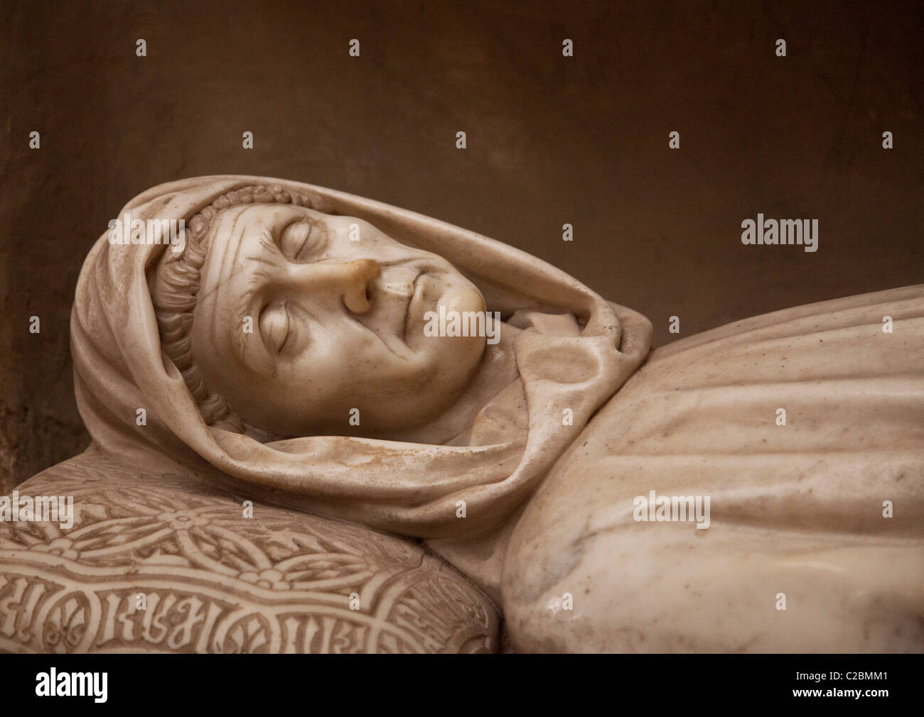 GRAVE TOMB MONCK statue Stock Photo - Alamy