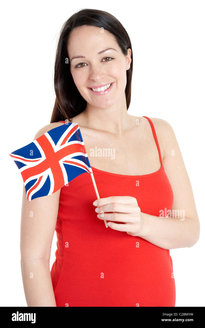 Waving union jack flag hi-res stock photography and images - Alamy