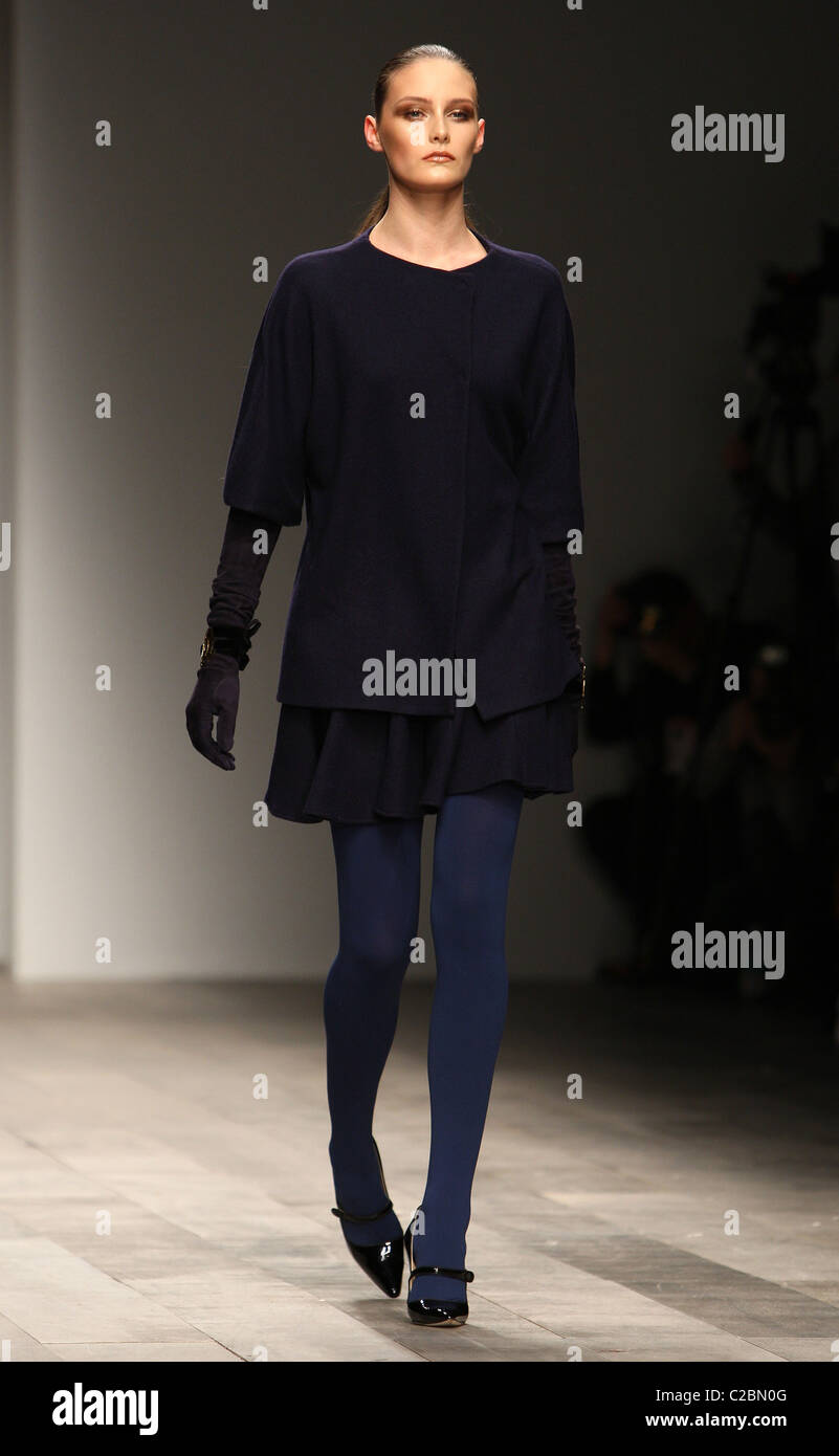 Issa London collection AW 2011/12 at London Fashion Week Stock Photo ...