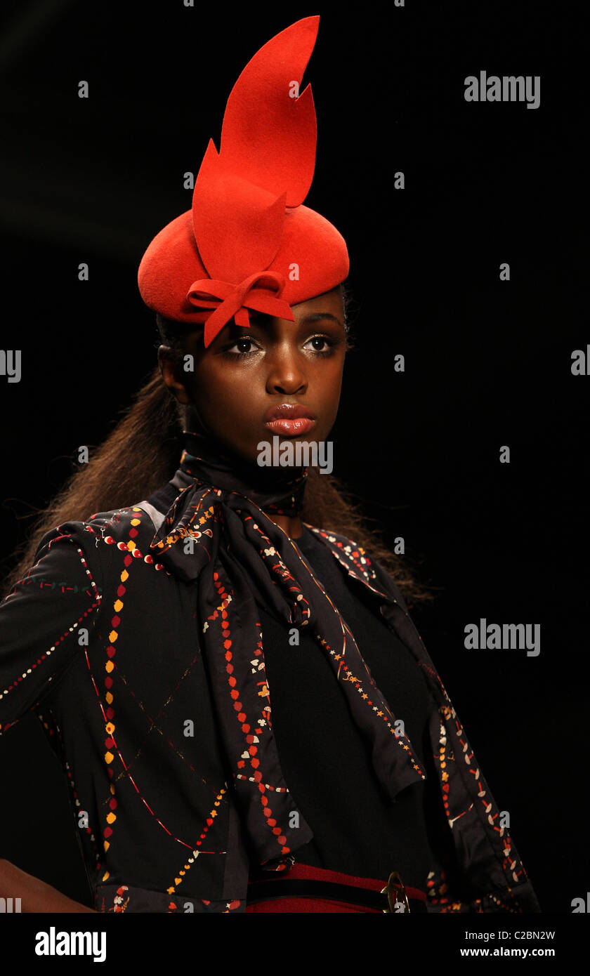 Issa London collection AW 2011/12 at London Fashion Week Stock Photo ...