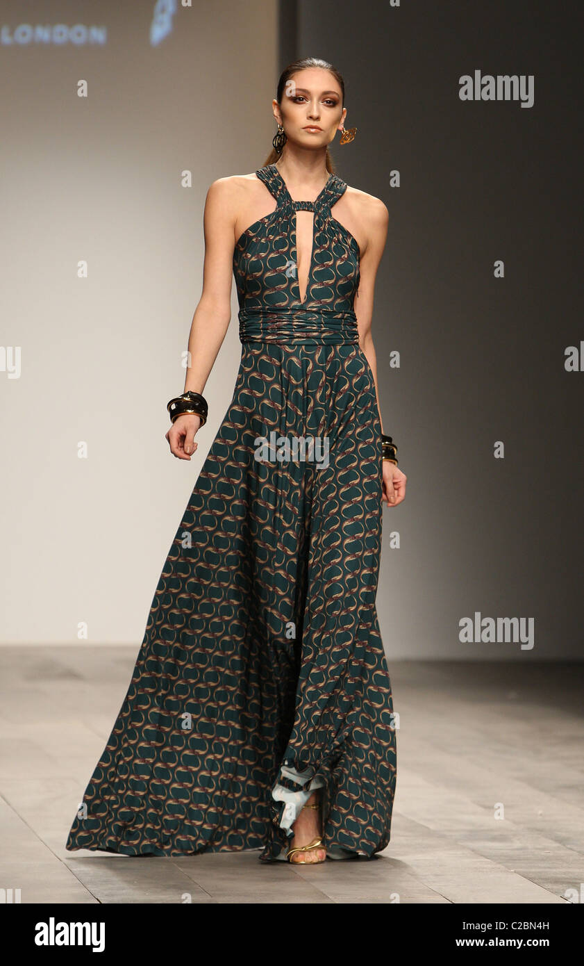 Issa London collection AW 2011/12 at London Fashion Week Stock Photo ...