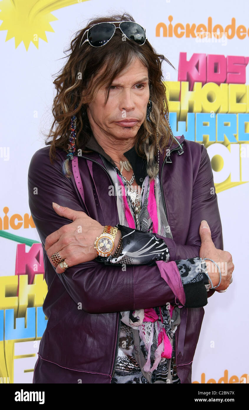 STEVEN TYLER NICKELODEON'S 24TH ANNUAL KIDS CHOICE AWARDS DOWNTOWN LOS ...