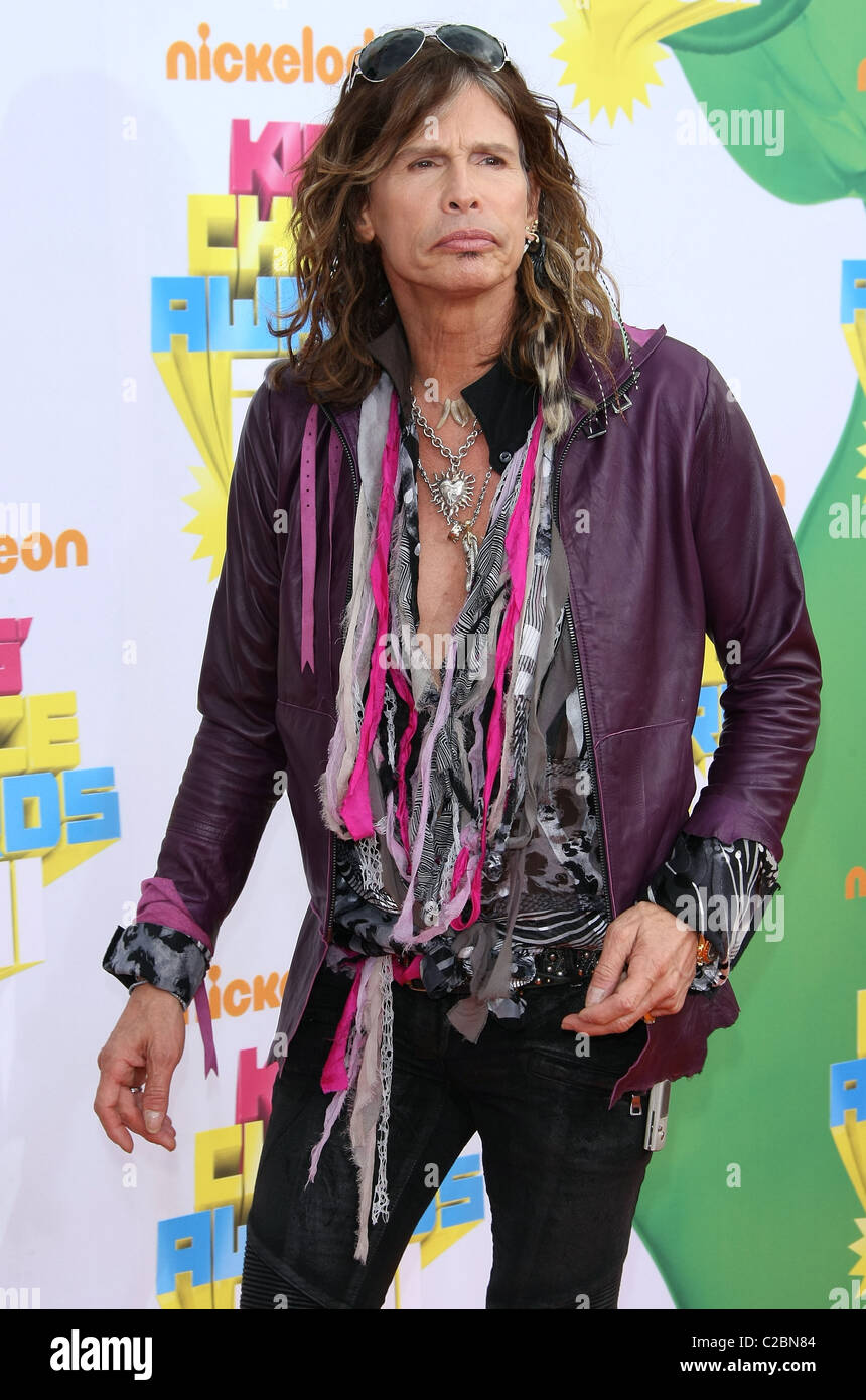 STEVEN TYLER NICKELODEON'S 24TH ANNUAL KIDS CHOICE AWARDS DOWNTOWN LOS ...