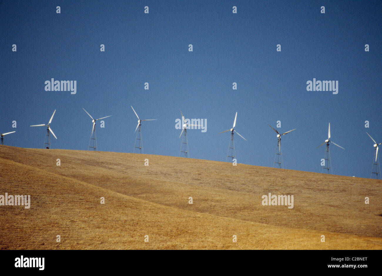 Wind Turbines California USA Stock Photo - Alamy